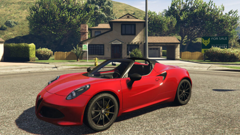 Alfa Romeo 4C spider (4c) FiveM Ready - All FiveM